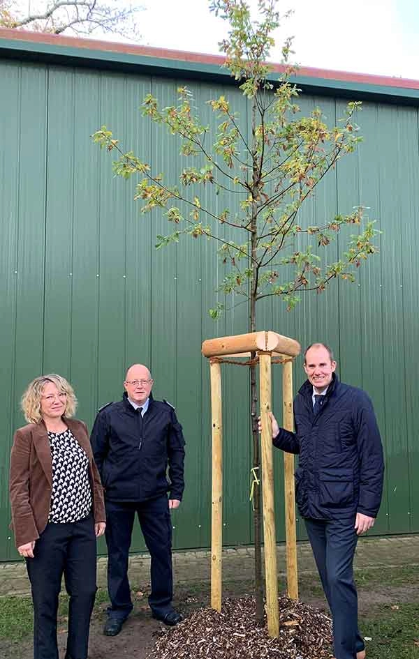 Landrat Dr. Mager übergibt Bäume an Gemeinden Büchen und Gudow